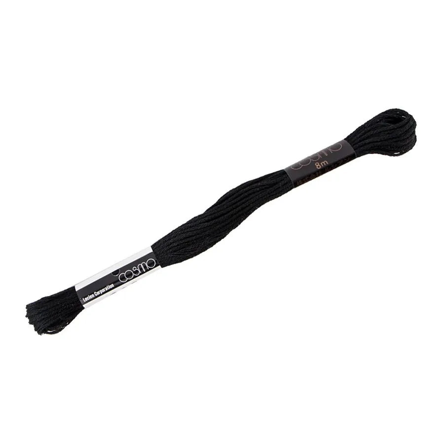 Cosmo Black Cross Stitch and Embroidery Floss Lecien #2512-600 – Quilt ...