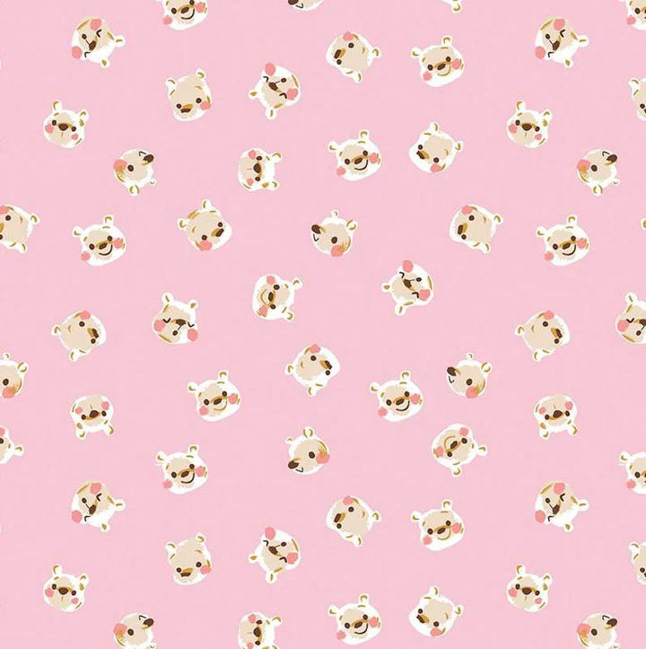 100 Aker Woods Pooh Brain Pink - C15174-Pink - by Jill Howarth for Ril ...